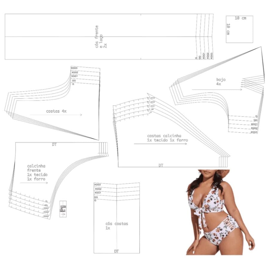 Moldes Moda Praia e Moda Íntima PDF Download